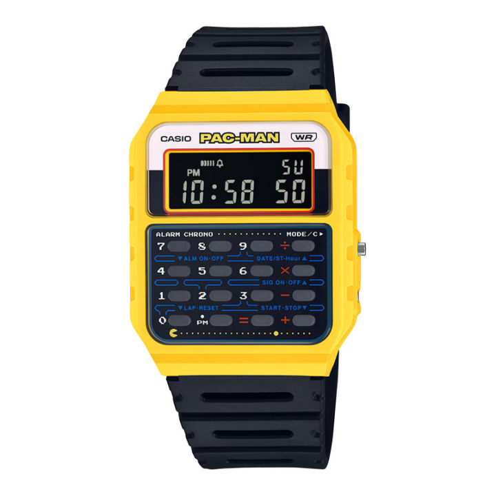 Jam Tangan Unisex Casio General CA-53WPC-1BDR PAC-MAN Collaboration ...