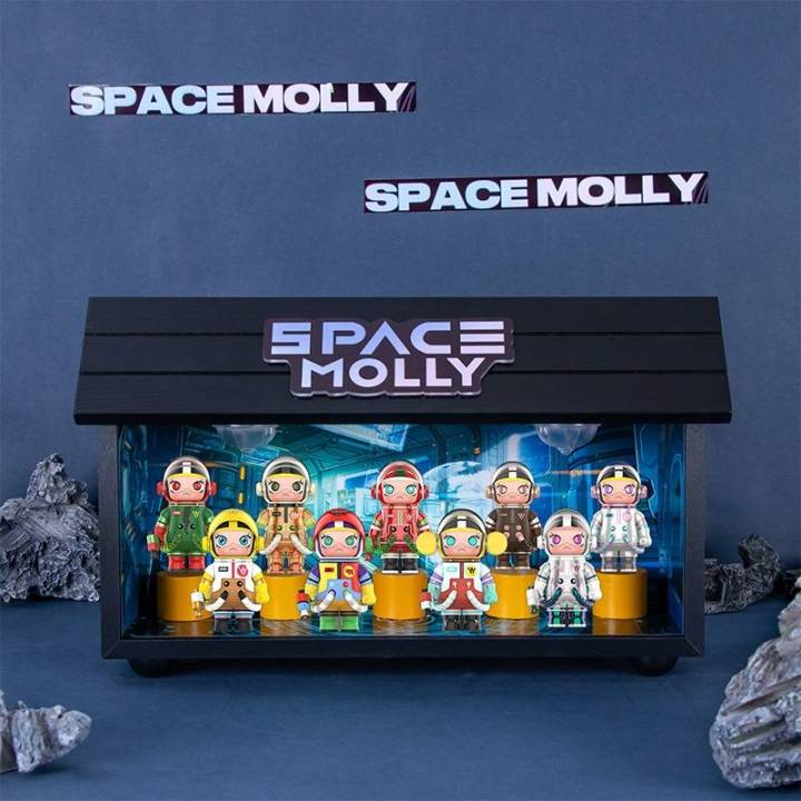 Acrylic Display Case Box POPMART Mega Space Molly Mega Collection 100% ...