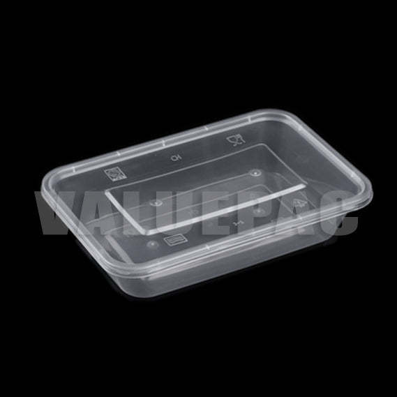 RE500 50pcs Microwavable Container Rectangle 500 Takeout Container (VCL) | Lazada PH