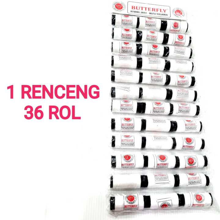 Benang Jahit Putih Renceng Isi 36 Rol | Lazada Indonesia