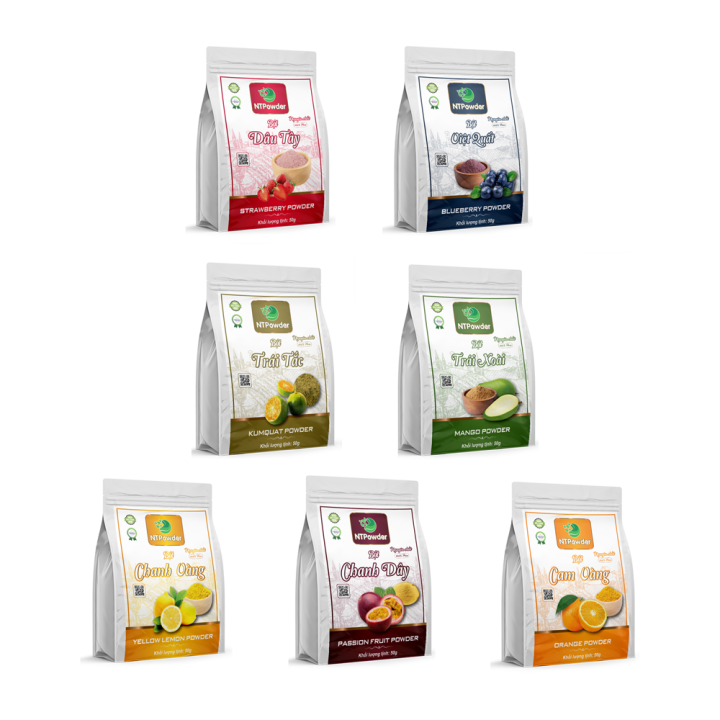 Bột Trái Cây sấy lạnh NTPowder túi 50gr - Nhất Tín Food - Bột dâu tây ...