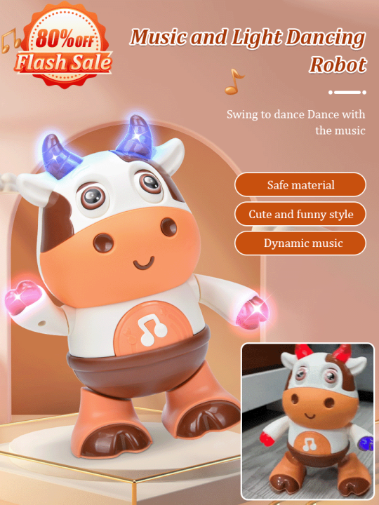 Dancing Robot Light Music Electric Doll Baby Singing Dancing Robot ...