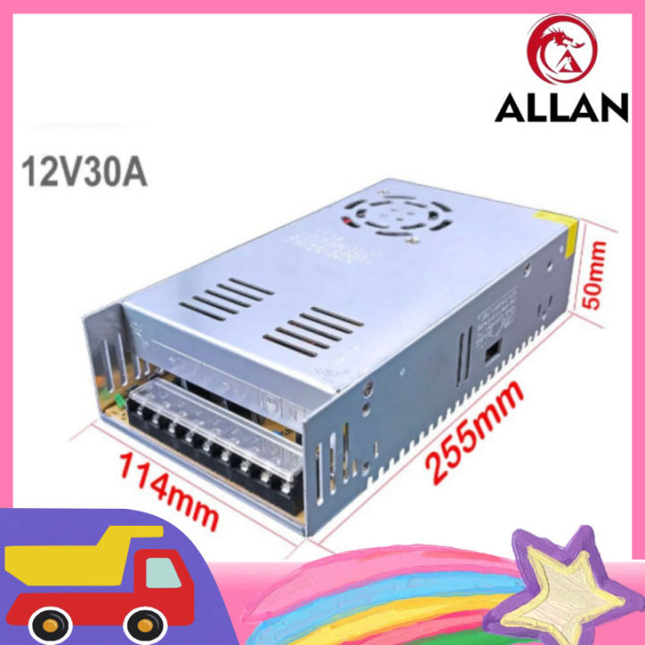 DC 12V 30A Centralize Power Supply CCTV Led Adapter /PSU / Pisowifi ...