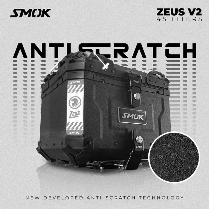 3X Poseidon Zeus V2 45L Alloy Top Box Kyrptonite Anti Scratch Pozion V2 ...