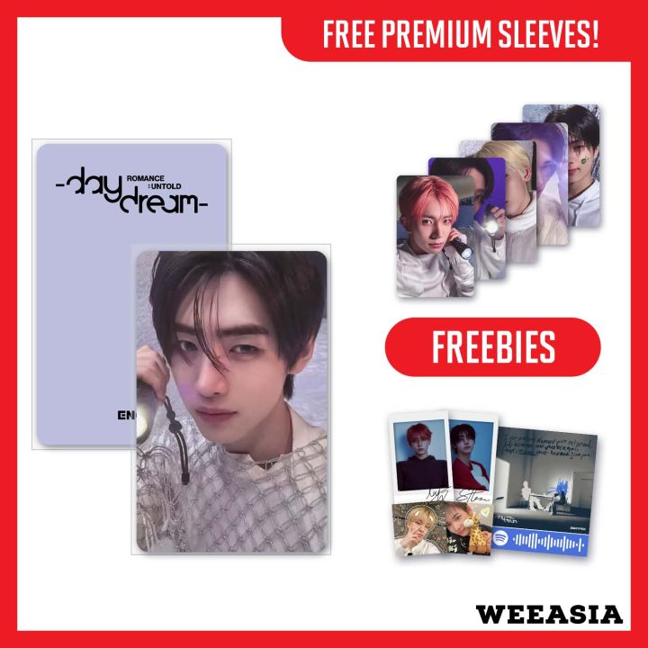 ENHA ROMANCE: UNTOLD -DAYDREAM- WEVERSE LUCKY DRAW LOMO CARDS ...