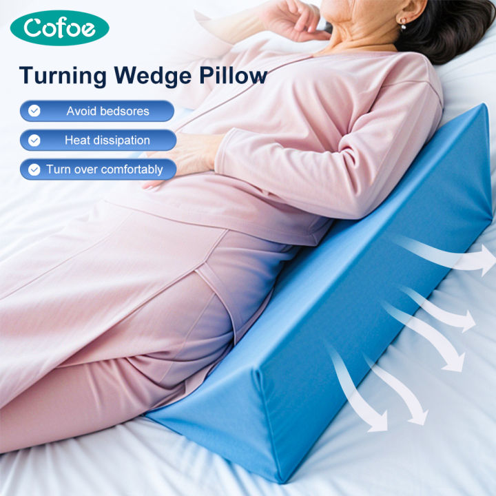 Cofoe Triangle Bedsore Turning Pillow Anti-bedsores Care Bed Wedge ...