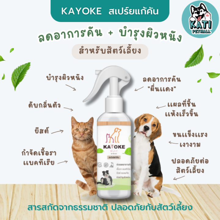 Kayoke สเปรย์ลดอาการคันพร้อมบำรุขน สูตรอ่อนโยน ใช้สารสกัดจากธรรมชาติ ...