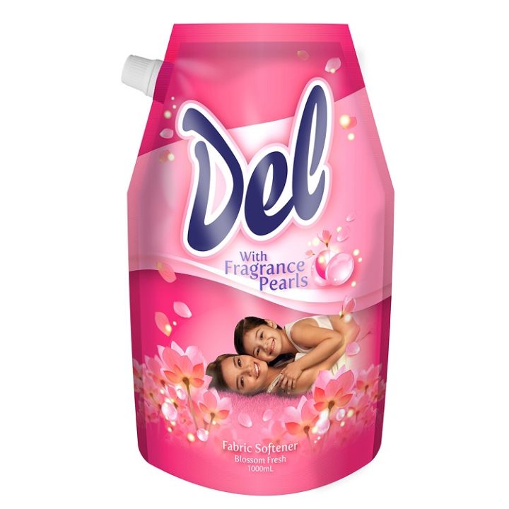 Del Fabric Softener Blossom Fresh 1L Stand Up Pouch | Lazada PH