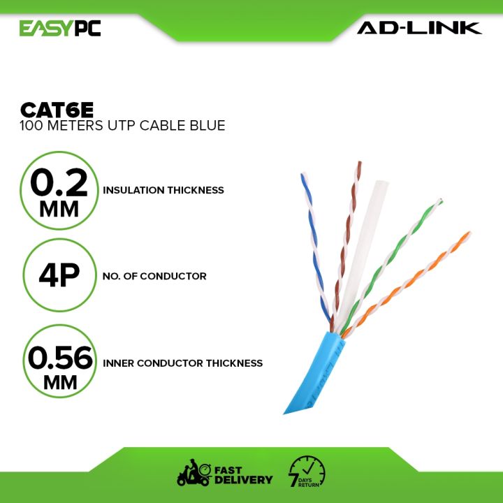 EasyPC | Ad-link 100M Cat6 UTP Cable Network Lan Cable | Lazada PH