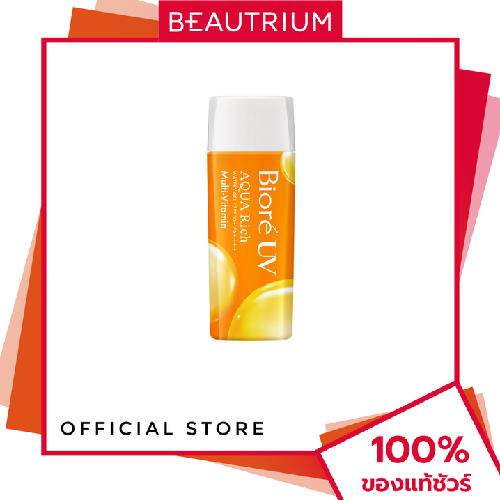 BIORE UV Aqua Rich Watery Gel Multi-Vitamin SPF50+ PA++++ ครีมกันแดด ...