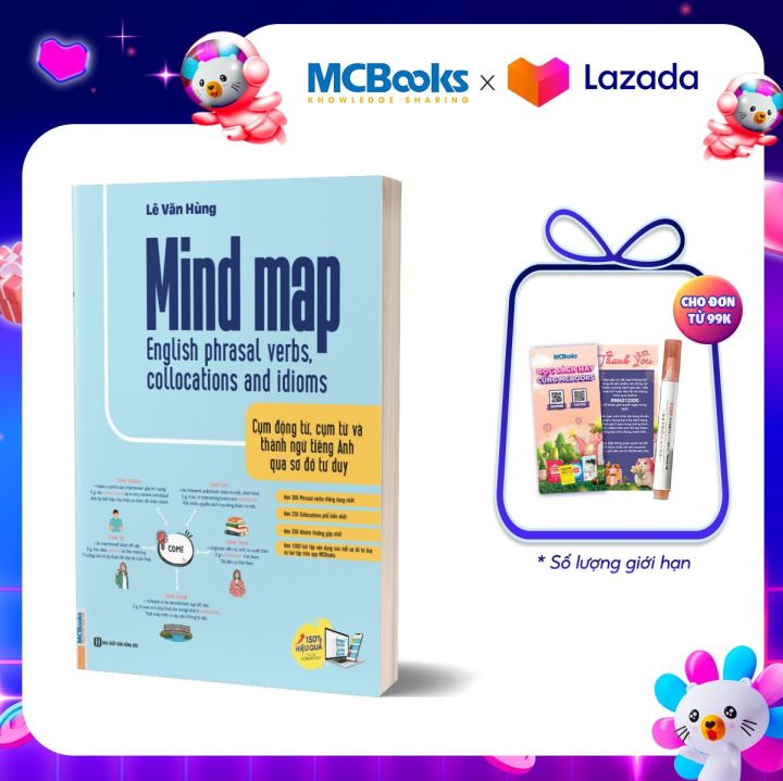 Sách - Mind Map English phrasal verbs, collocations and idioms - Cụm ...