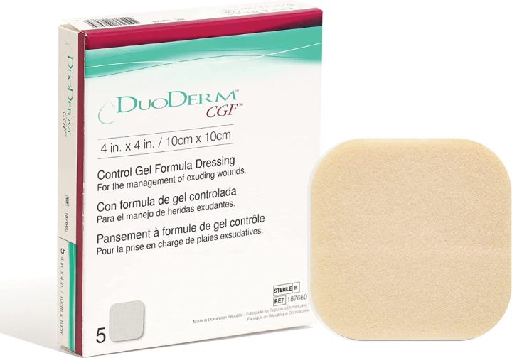 Convatec Duoderm CGF Wound Dressing, 5 Count, 10cm x 10cm | Lazada PH
