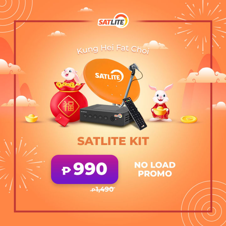 SatLite Prepaid Kit TV Cable | Year of the Rabbit | NO FREE LOAD ...