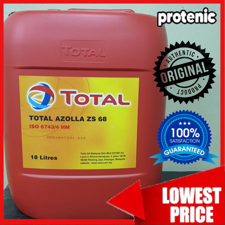 Total Azolla ZS 68 (18L) ISO VG 68 | Lazada