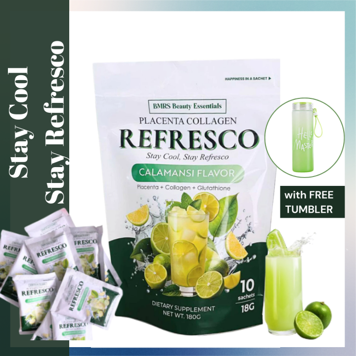 REFRESCO CALAMANSI FLAVOR STAY COOL STAY REFRESCO WITH COLLAGEN ...