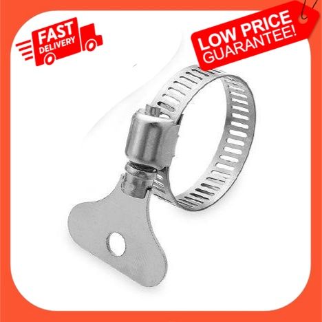 Stainless Steel Hose Clip Clamp Adjustable Hose Pipe Clips Fastener ...