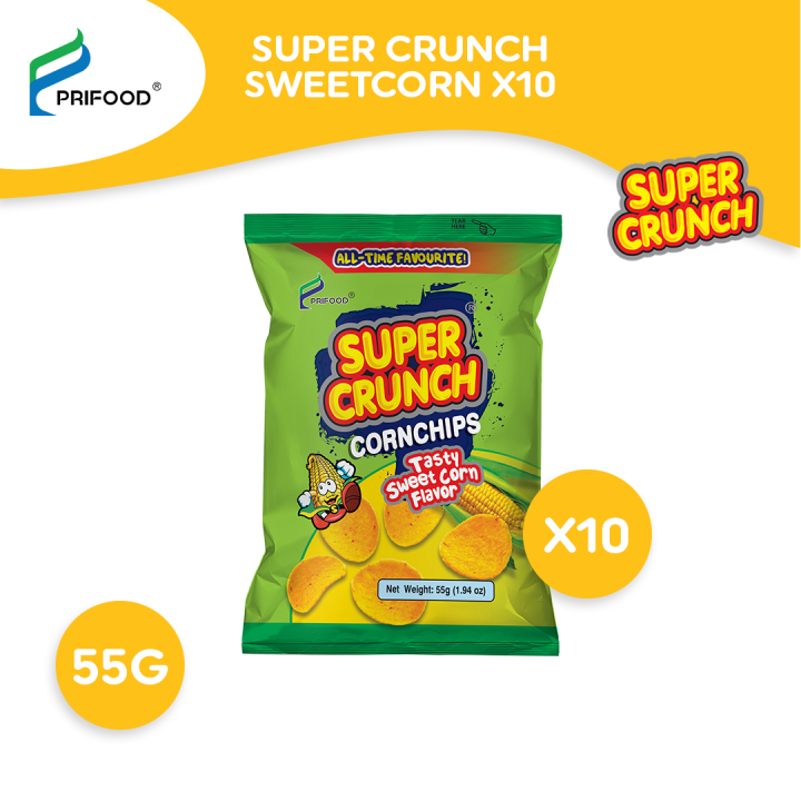 Super Crunch Sweetcorn 55g (bundle of 10) | Lazada PH