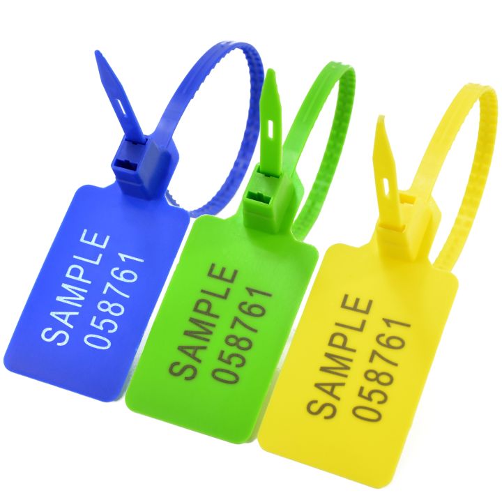Disposable Plastic Truck Seals (10/50/100PCS) - Self-Locking Zip Ties ...