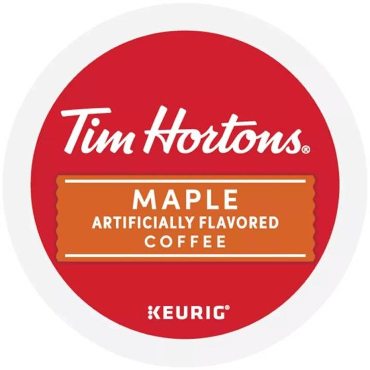 Tim Hortons Maple Flavored Coffee, Medium Roast, Keurig K-cup Coffee ...