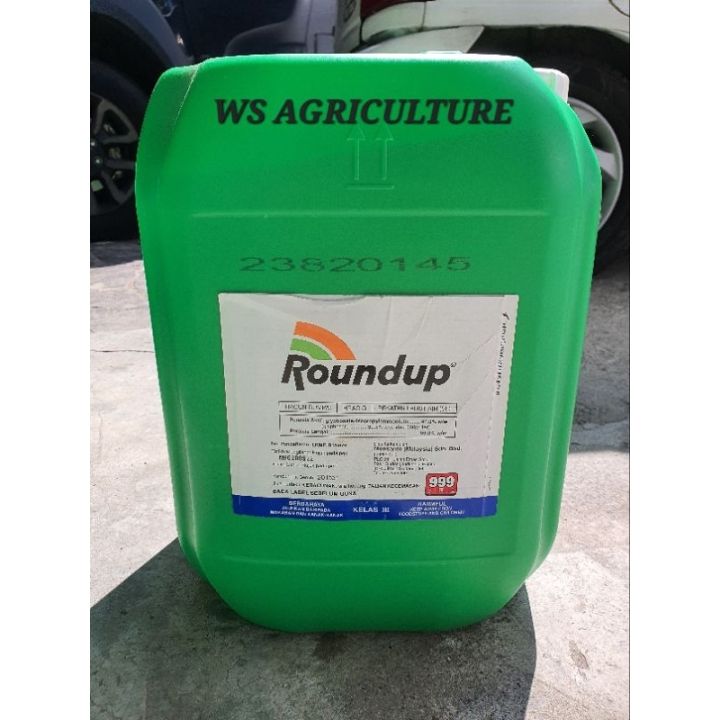 Free Shipping Roundup Monsanto 20L Glyphosate 41% Weed Killer Racun ...