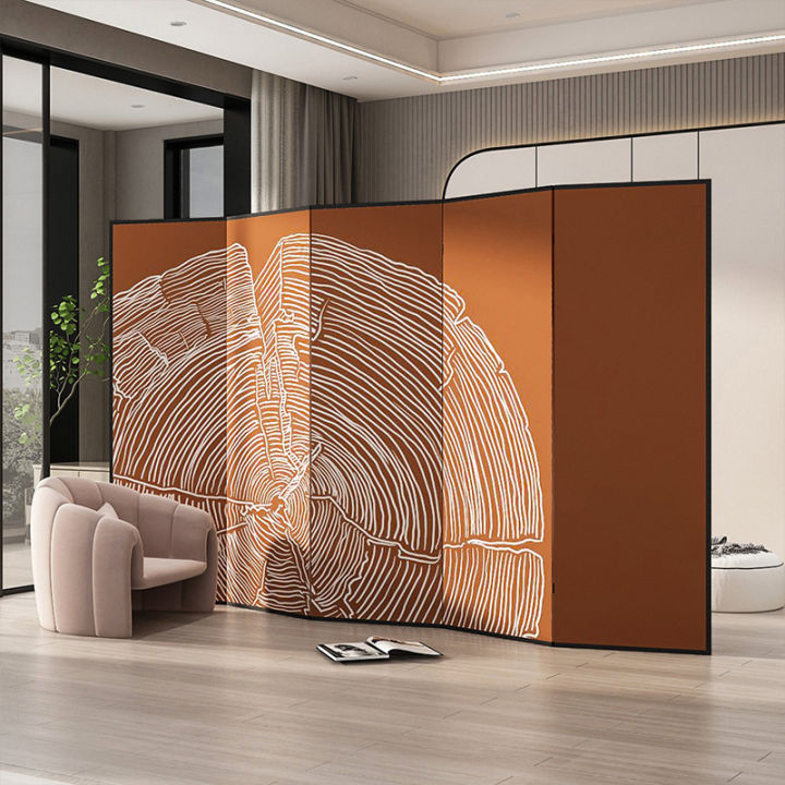 Modern simple screen partition office living room folding mobile ...