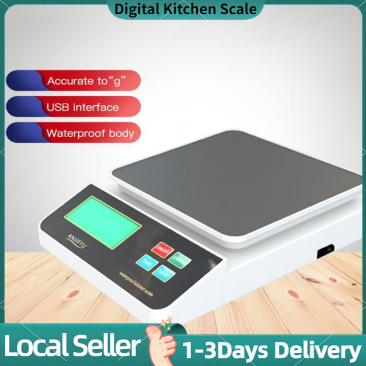 6kg/0.5g Waterproof Rechargeable Coffee Drip Scale Digital Scale ...