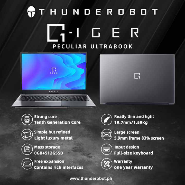ThundeRobot IGER E1 - (i3-10110U and i5-10210U 8GB / 512 SSD / 15.6 ...