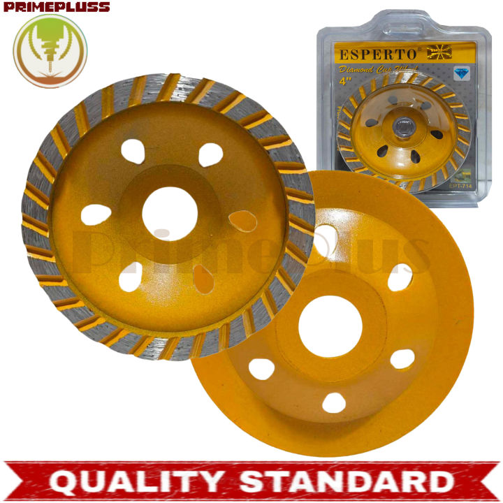 ESPERTO 4" Diamond Cup Wheel (Sold per pc) | Lazada PH