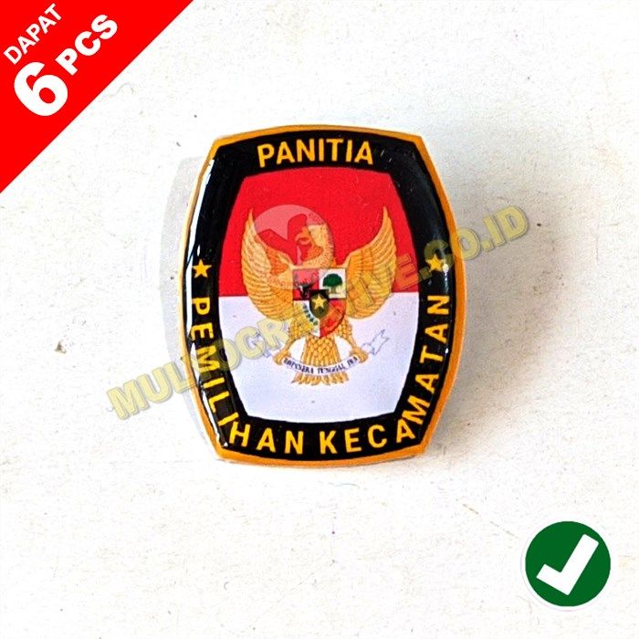 Lencana Pin Logo Garuda PPK Pin Panitia Pemilihan Kecamatan/6pcs ...