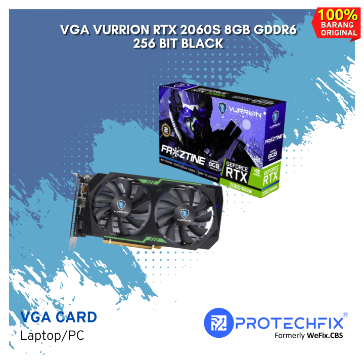 VGA VURRION RTX 2060S 8GB GDDR6 256 BIT BLACK | Lazada Indonesia