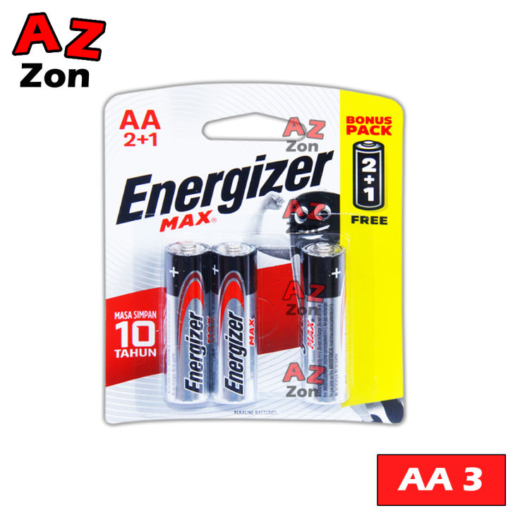 Energizer Max AA 2 Free 1 Value Pack Alkaline Batteries BP3 #Energizer #AA #E91 #LR6 #2Free1 # ...