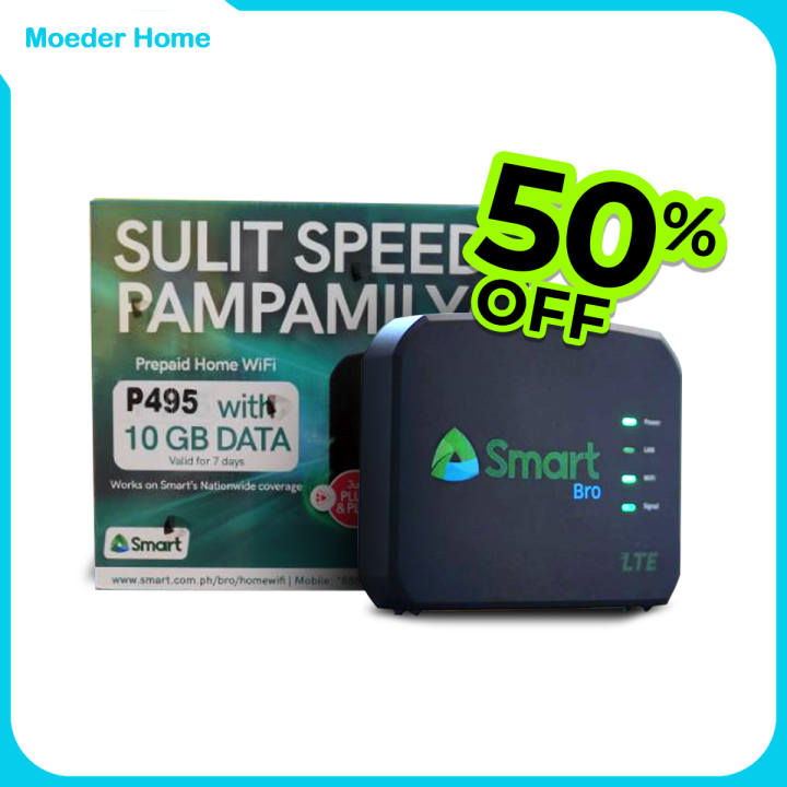 SMART Bro Prepaid Wifi | Special Promo 50% OFF | Lazada PH