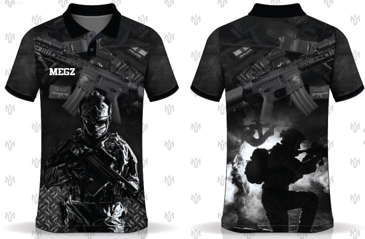 TACTICAL POLO SHIRT FULL SWAT SUBLIMATION SHOOTING POLO SHIRT FOR MAN ...