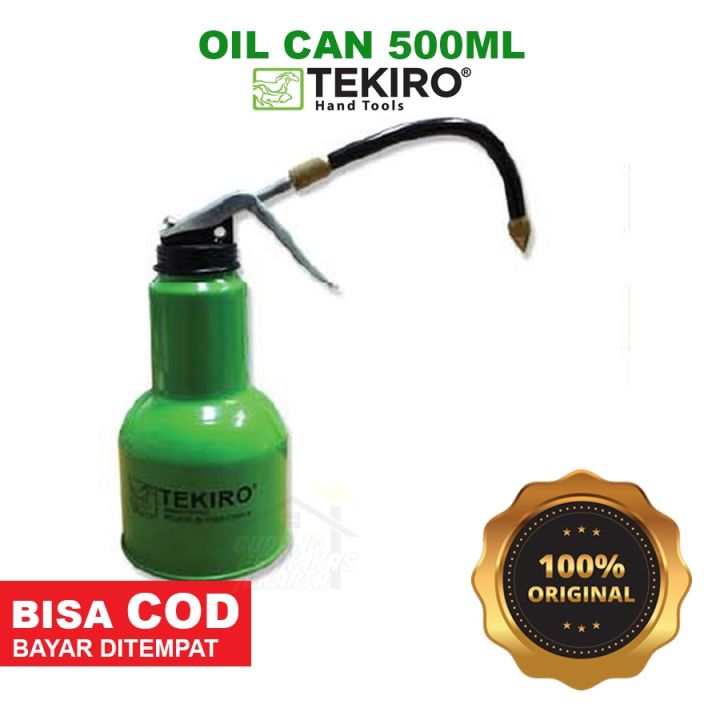 .OIL CAN METAL 500ml TEKIRO - KALENG OLI 500ml TEKIRO / KALENG ORIGINAL ...