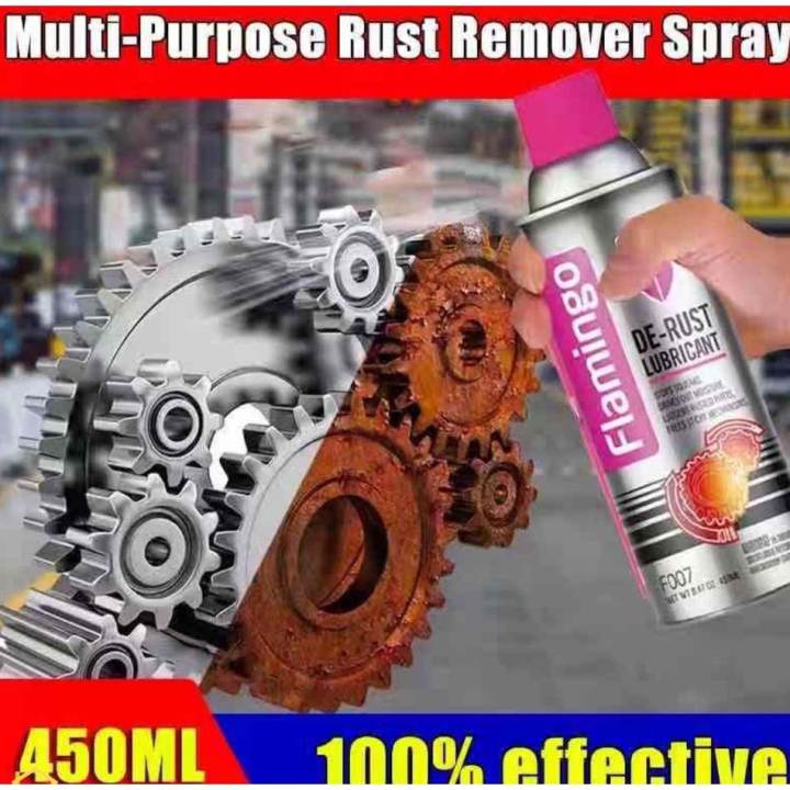 Spray 450ml Rust Remover for Metal Cleans Rust Lubricates Metal ...