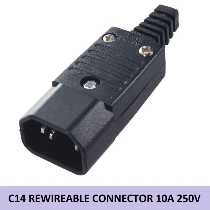 C14 Rewireable Connector C14 Rewireable Plug 10A 250V | Lazada PH