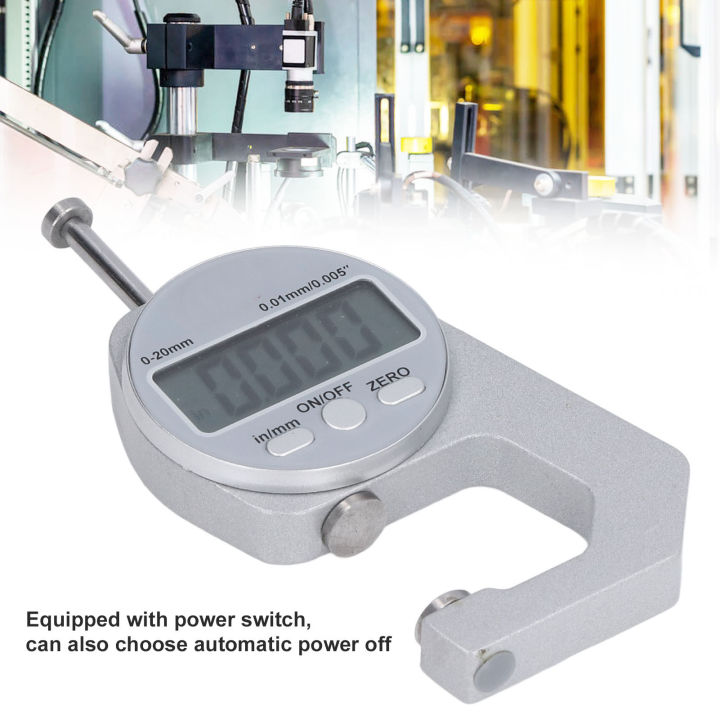 Electronic Caliper Zero Setting Electronic Thickness Gauge 0‑20mm Range ...