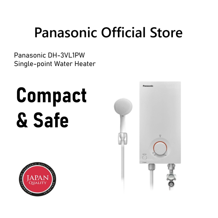 Panasonic DH-3VL1PW Single-point Water Heater | Lazada PH