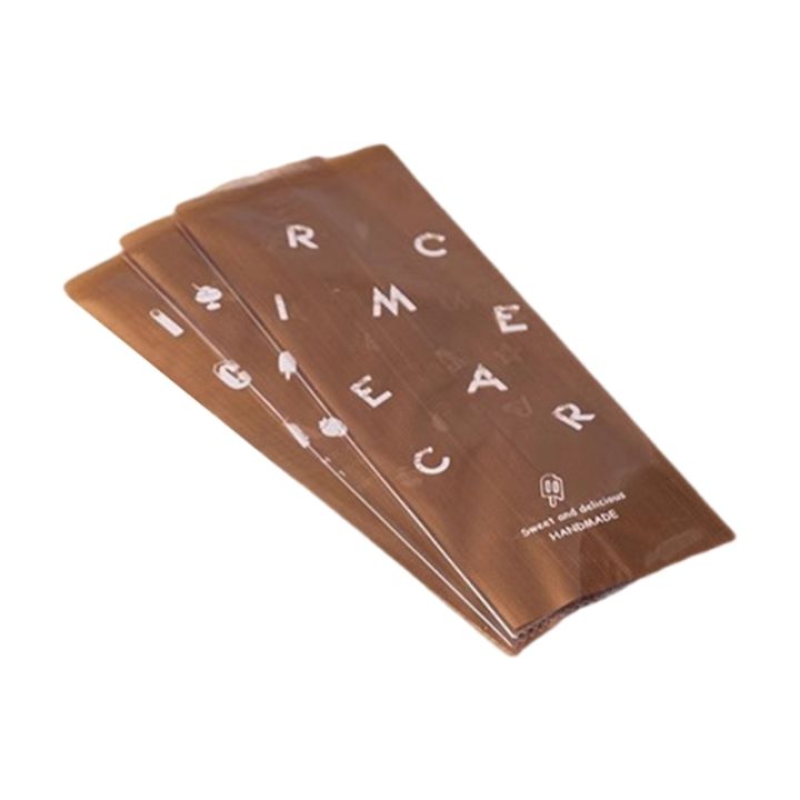 Pack of 100 Ice Cream Wrapping Bag Clear Ice s Packaging Bag Convenient ...
