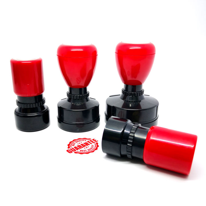 10pcs Flash Rubber Stamp Handles (Round) / Self Inking Stamp Handles ...