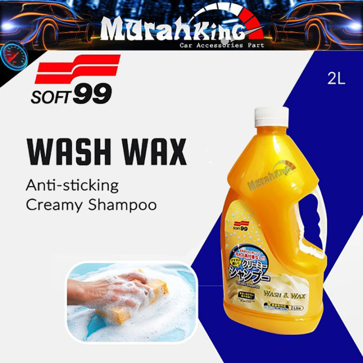 Soft99 / Soft 99 Creamy Shampoo Wash & Wax 2000ML | Lazada