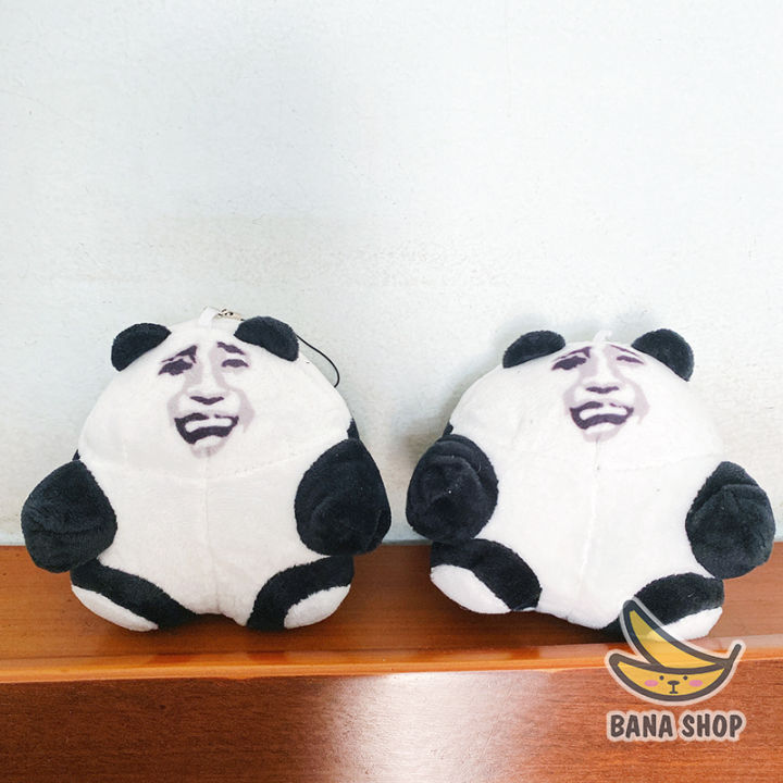 Gấu bông móc treo túi xách, cặp điện thoại meme panda gấu trúc weibo ...