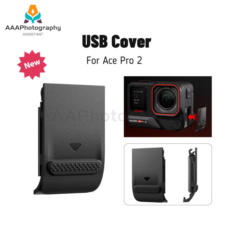 Insta360 Ace Pro 2ฝาครอบ USB พอร์ท USB ช่องใส่ไมโคร SD อุปกรณ์เสริมของ ...