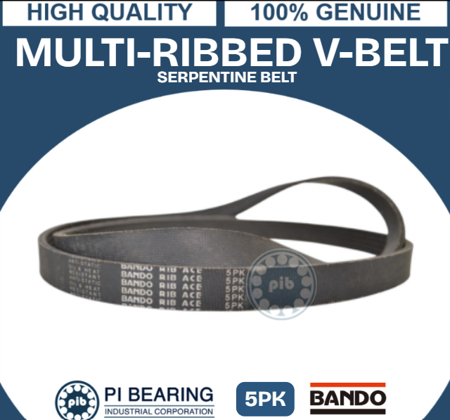 5PK BANDO POLY RIBBED V-BELT | Lazada PH
