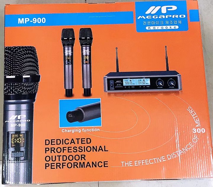 Megapro MP-900 /SH SG-900 Newest wireless microphone with charging function | Lazada PH