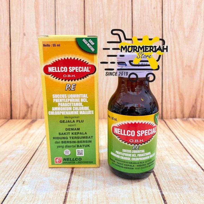 NELLCO SPECIAL OBH PE Sirup 55 ml-Syrup Obat Batuk,Flu, Pilek & Demam ...