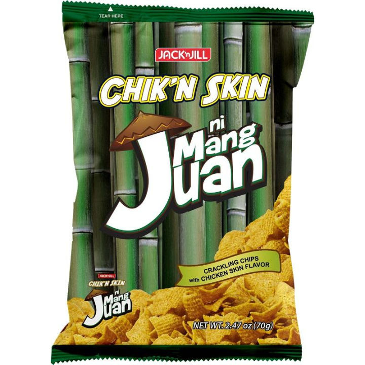 Jack 'n Jill Chicharron ni Mang Juan Chicken Skin Flavored Crackling ...