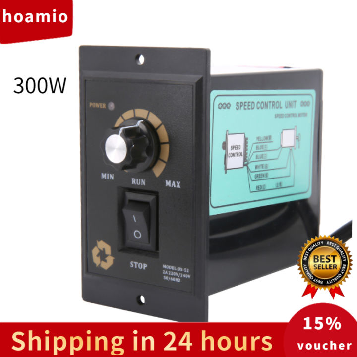 AC 220V 50/60Hz 300/400/500W AC Motor Speed Controller ไฟฟ้ามอเตอร์ความ ...