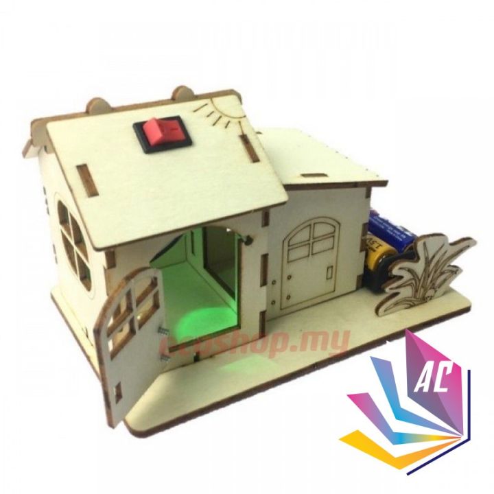 DIY Wooden Battery Powered House STEM Kit - RBT - Projek - Sekolah ...