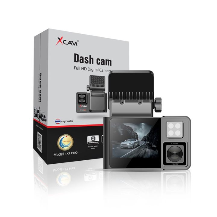 Anytek Thailand XCAM กล้องติดรถยนต์ XCAM รุ่น X7 PRO Dual Lens 4K 1080P ...